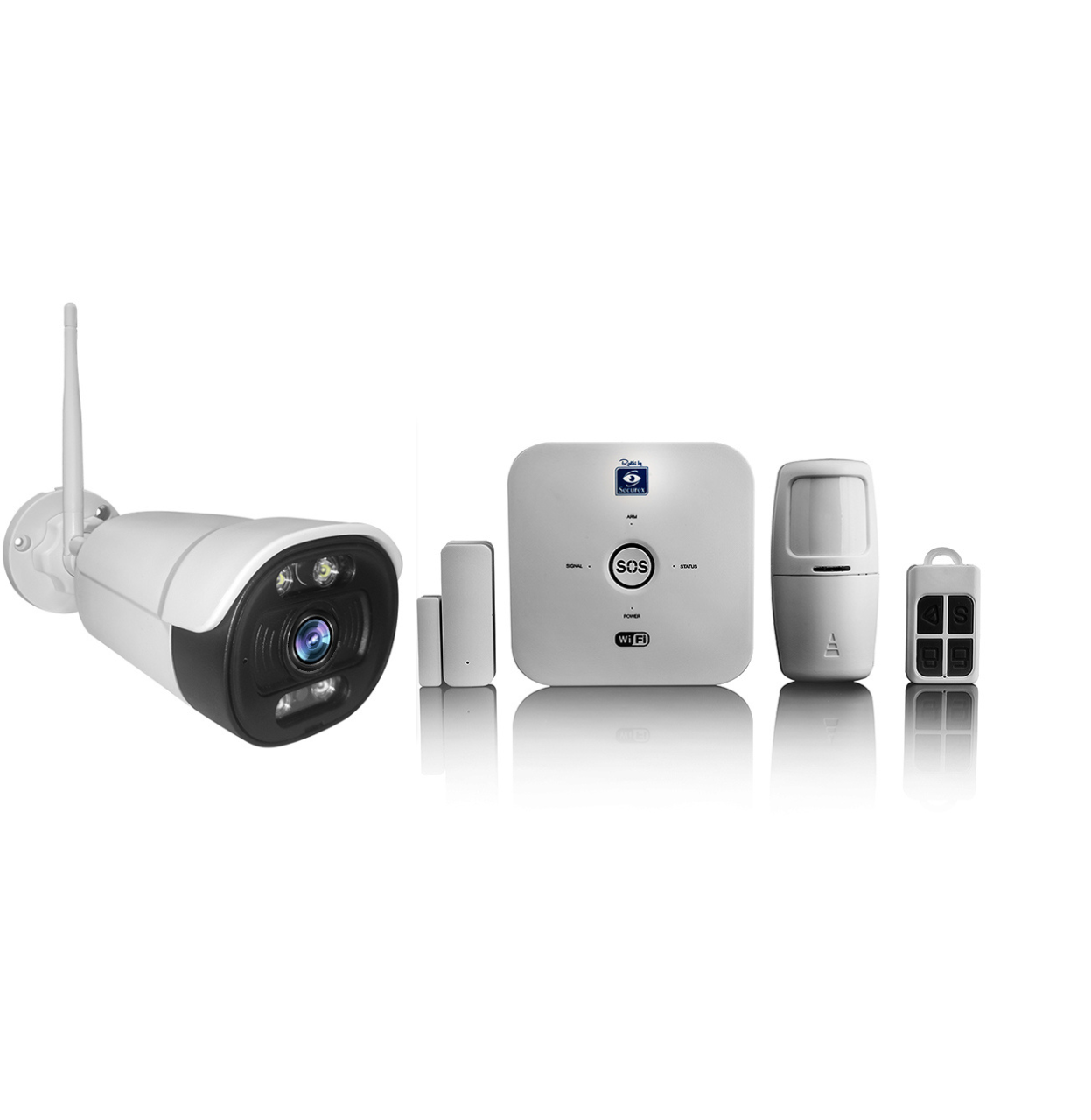 Rafiki Smart Outdoor Bullet Camera and Rafiki Home Security Kit ...